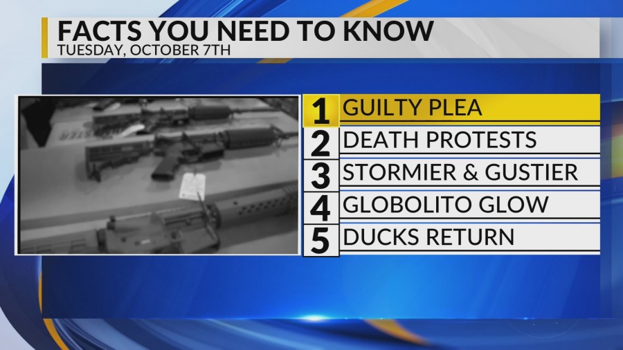 Former gun store owner guilty plea, Albuquerque protests, Stormier ...