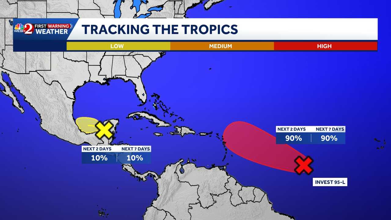NHC tags area in Gulf for possible tropical development