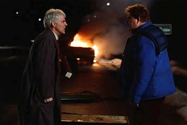 John Candy and Steve Martin Improvised This Scene in “Trains, Planes ...