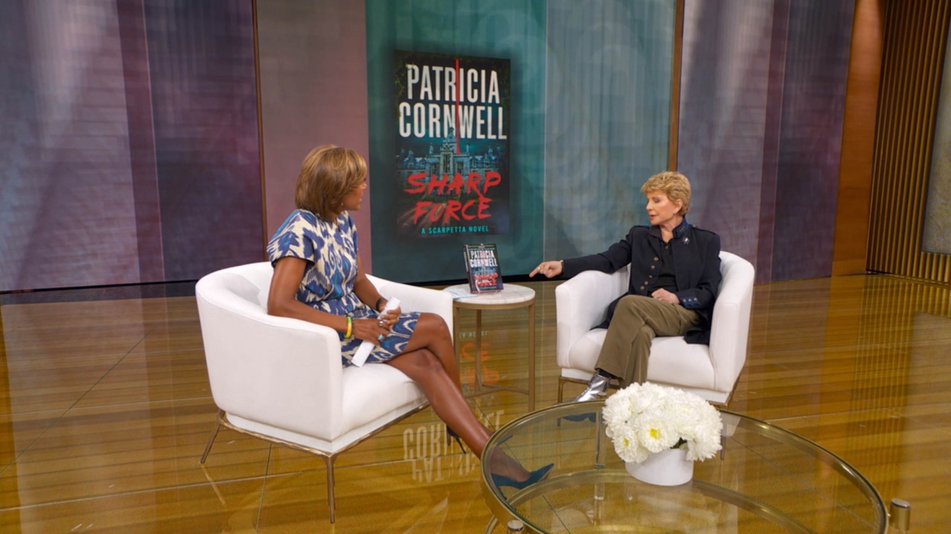 Patricia Cornwell talks new book, 'Sharp Force'