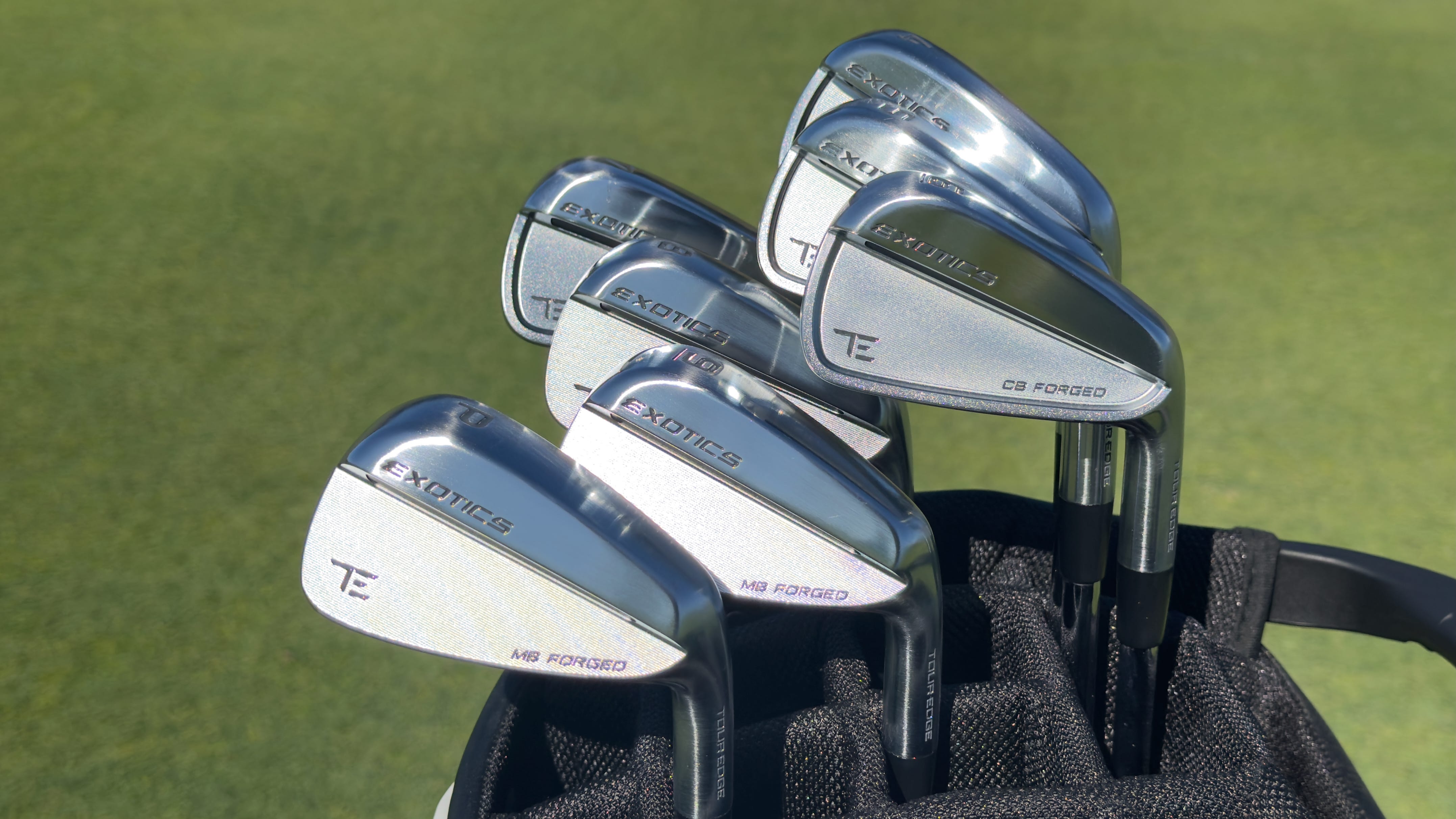 Tour Edge Exotics MB and CB irons are all about control, feel and precision