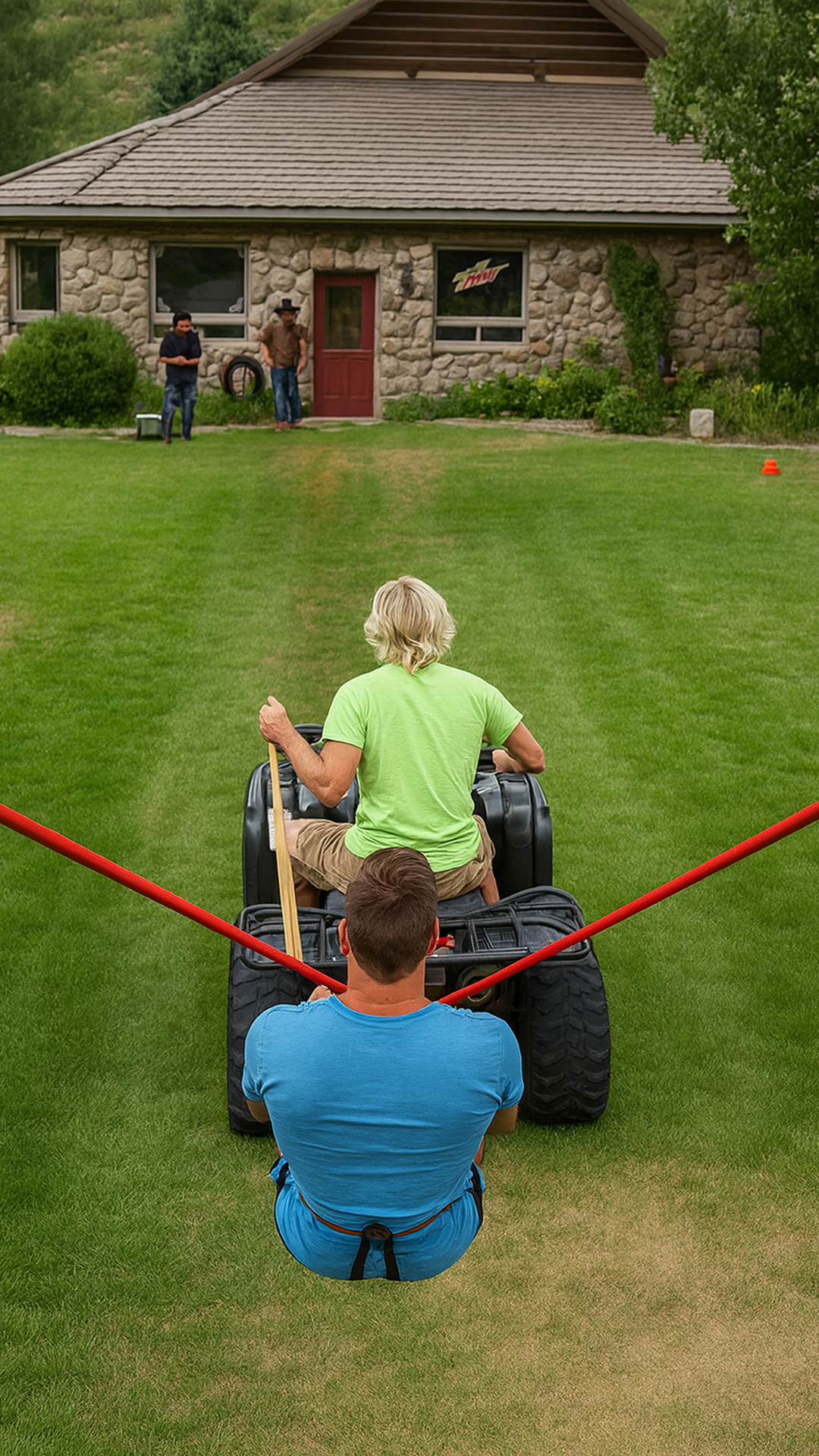 How far can you launch a human