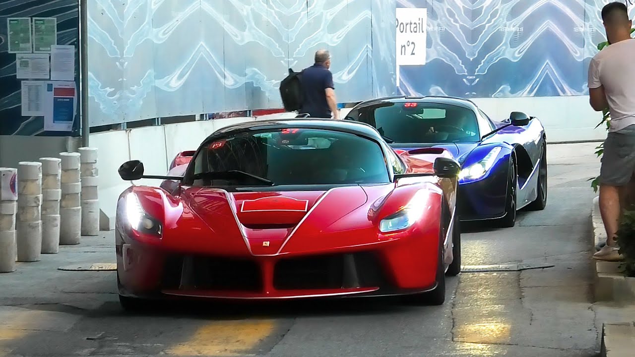 100 Million Dollars Ferrari Hypercars in Monaco