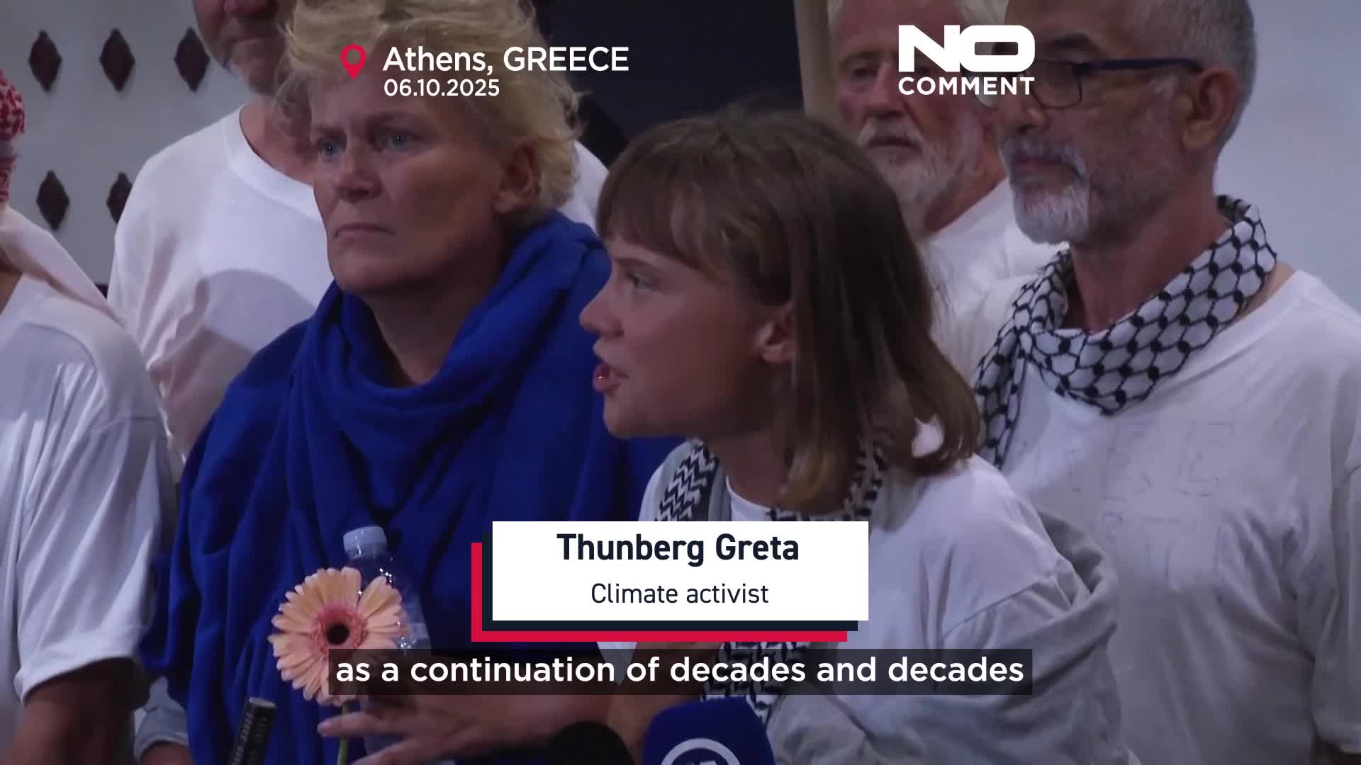 Greta Thunberg deported from Israel after joining Gaza aid flotilla