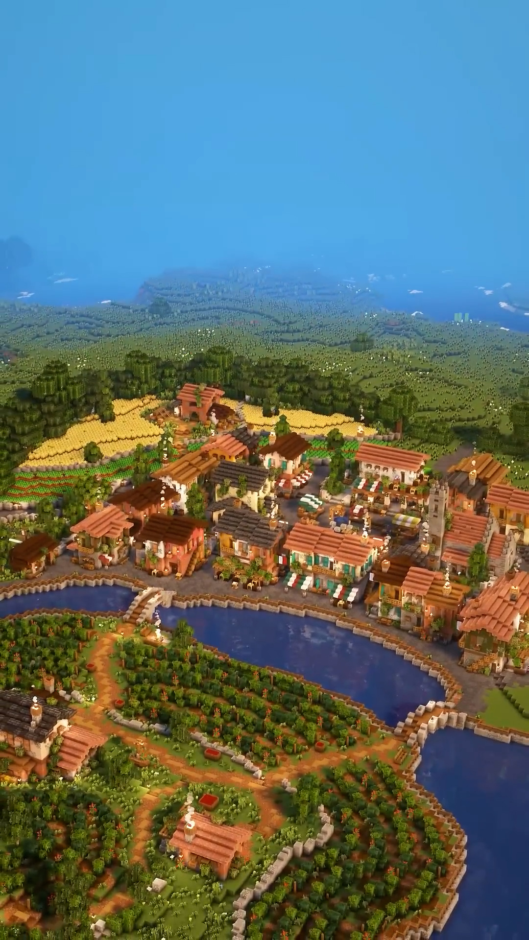 Minecraft Italian Village Build