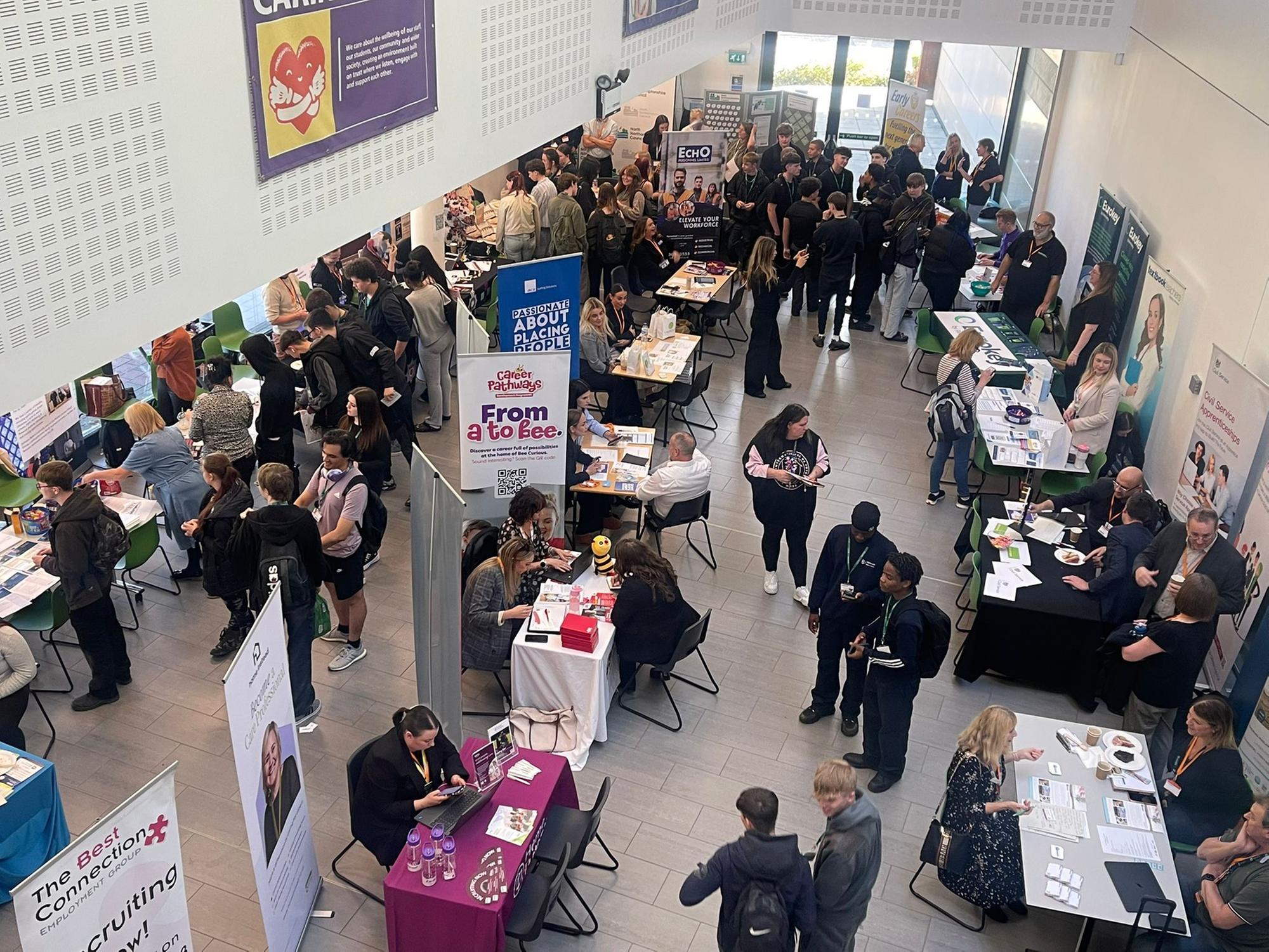 Bright futures ahead as hundreds attend Tresham College Corby ...