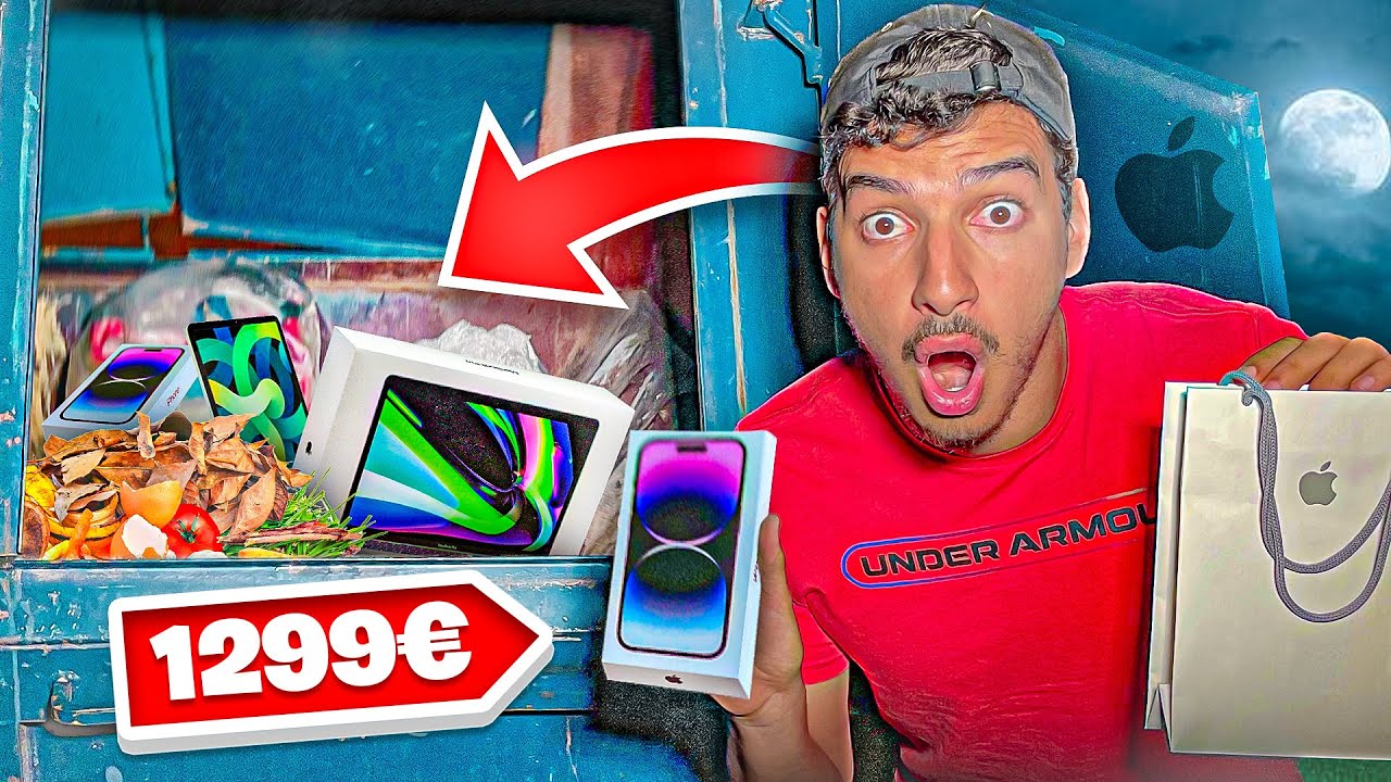 Je fouille les poubelles d'un « Apple Store » pour trouver l'iPhone 14 ...