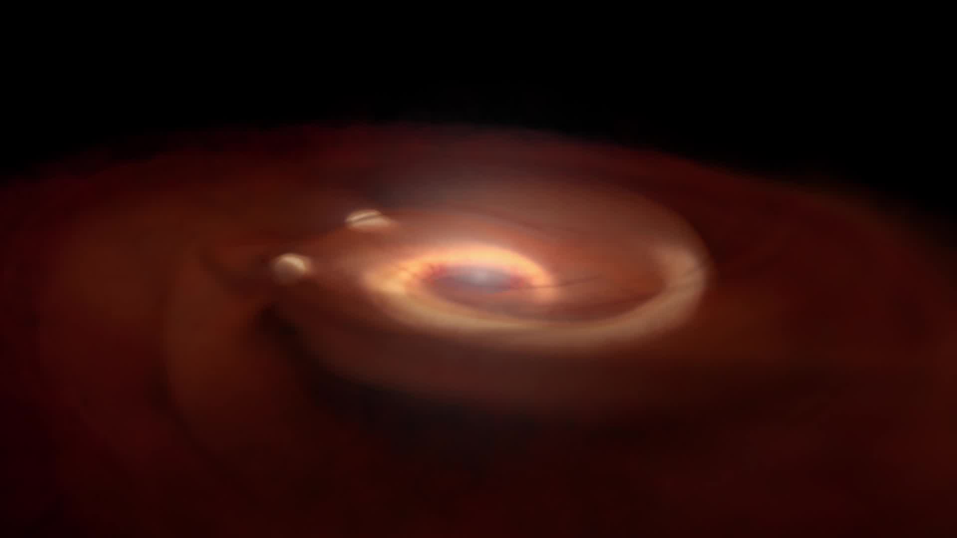 Animation of Protoplanetary Disk