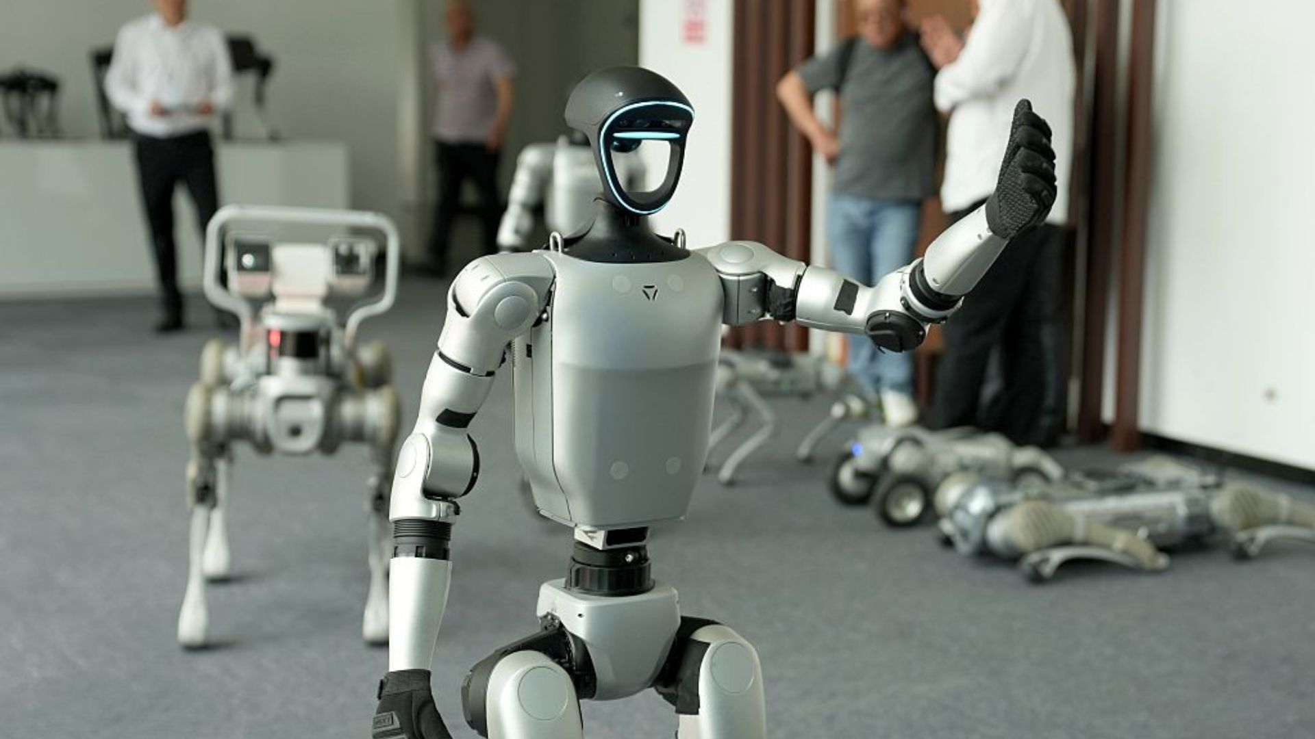 China develops wearable exoskeleton to train humanoid robots with high ...