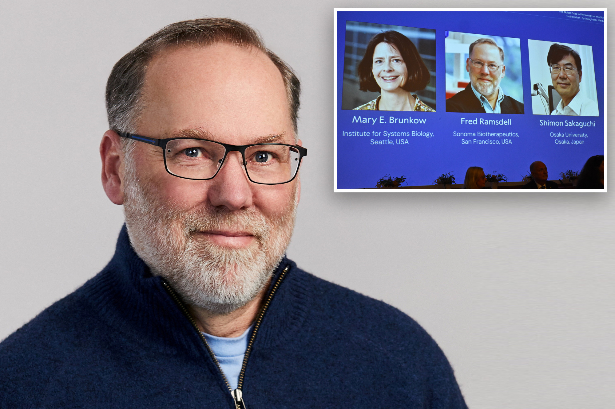 Nobel winner Fred Ramsdell didn’t know he’d won because he was ‘living ...