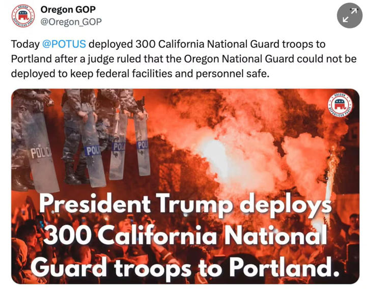 Oregon Republican Party shares misleading images from South America in ...