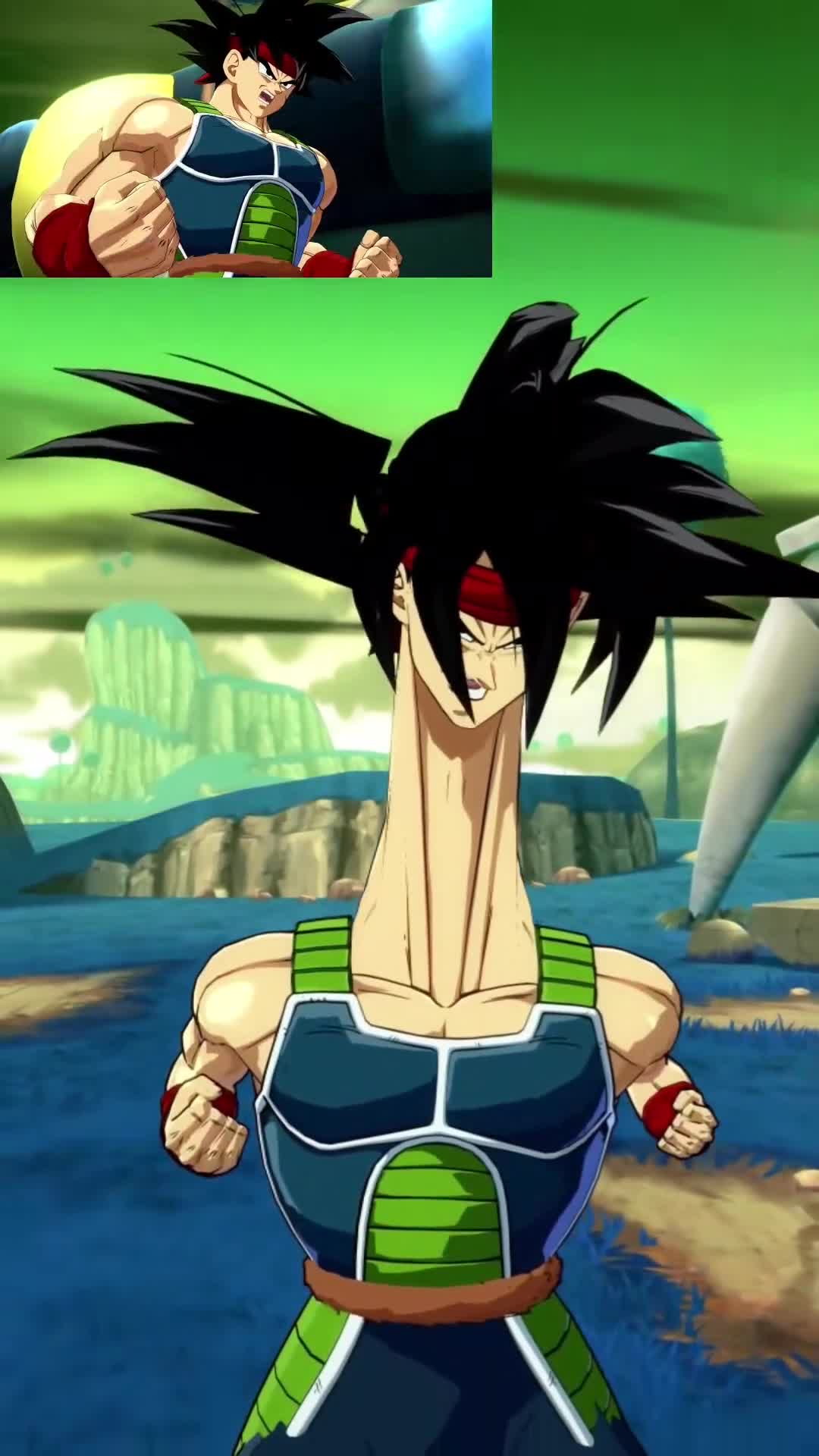 Intro de Bardock con dismorfia corporal #dragonballfighterz #destruct