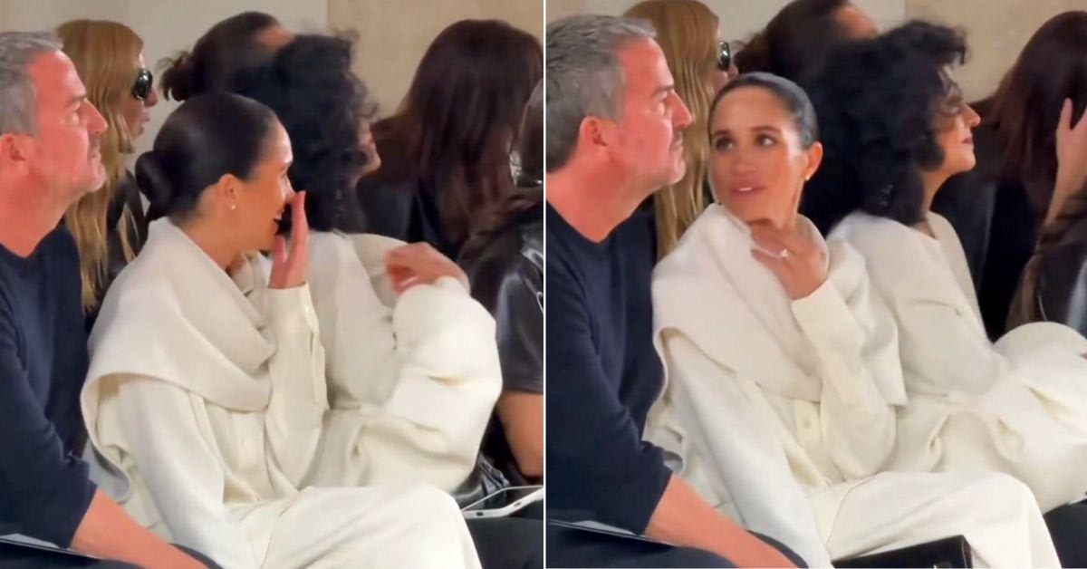 Meghan Markle Dragged for Laughing at Model During Paris Fashion Week ...