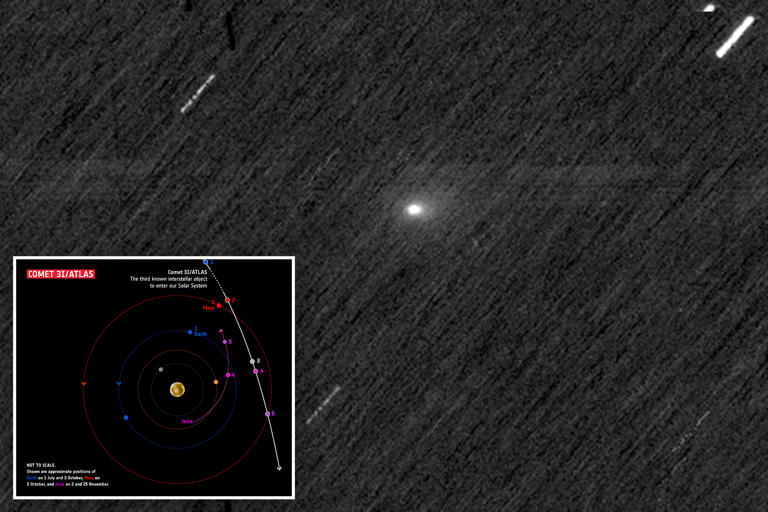 Manhattan-sized interstellar object 3I/ATLAS seen zooming by Mars in ...