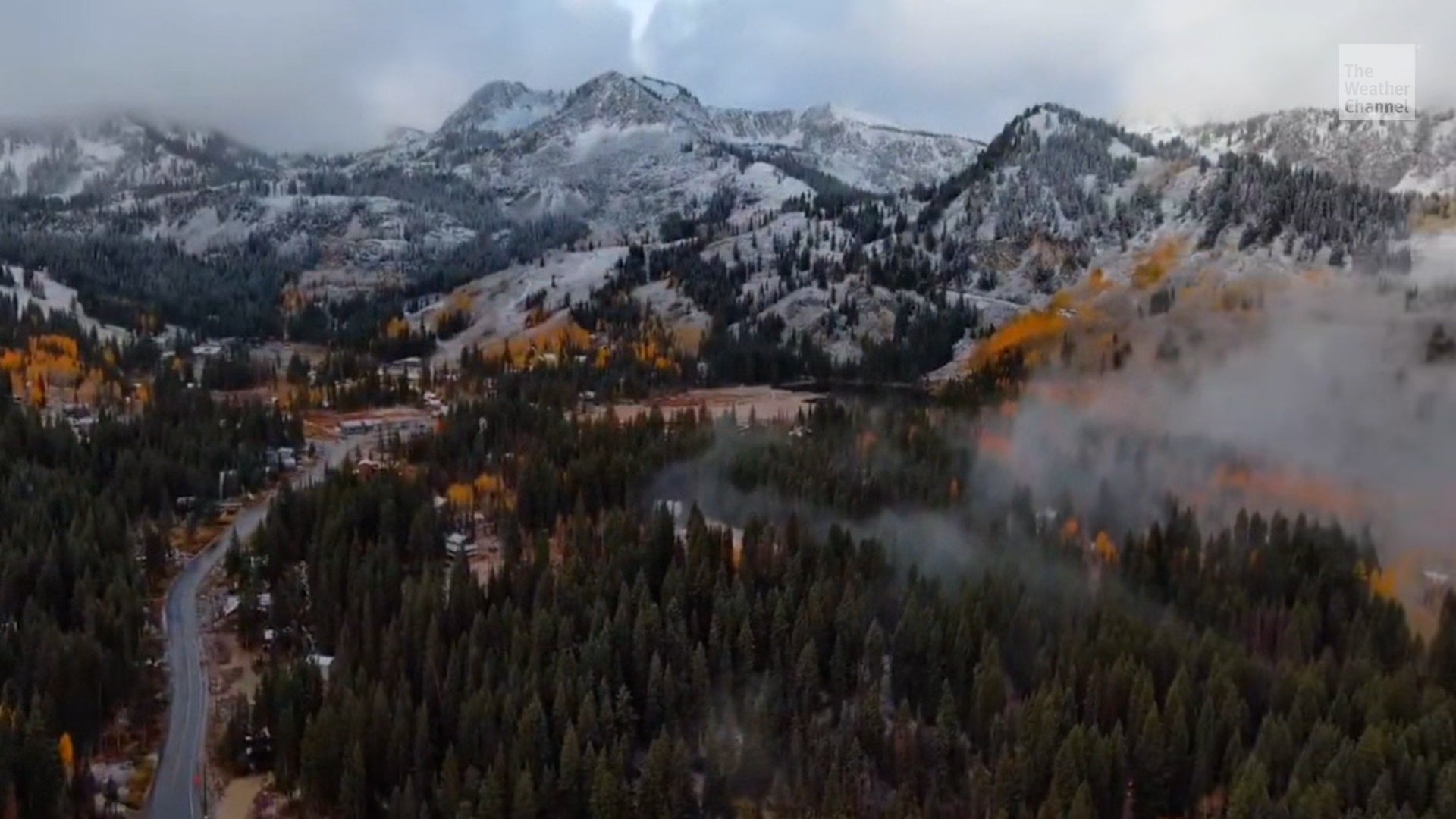 See These Utah Mountains Go From Fall To Winter In Seconds