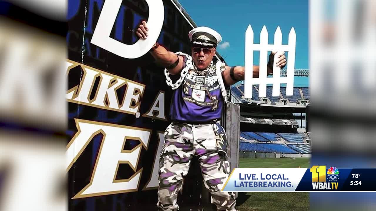 Ravens superfan 'Captain Dee-Fense' dies