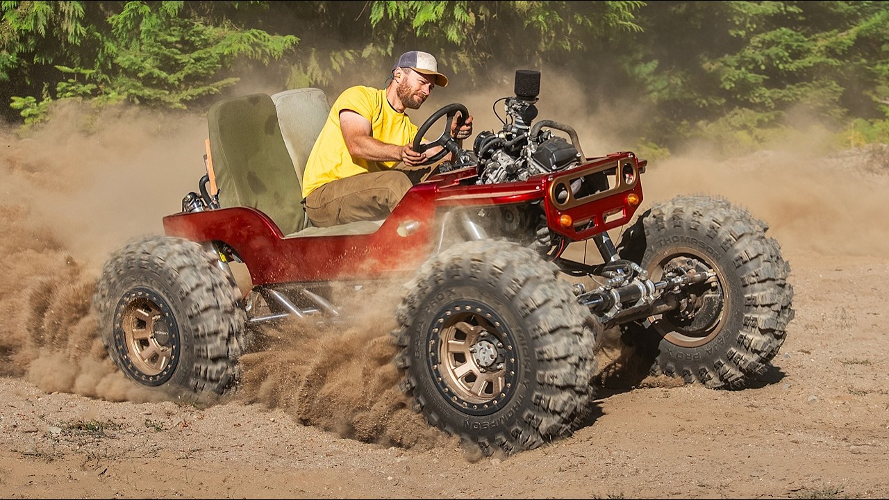 I built a mini rock crawler with a crazy cooling system! 🛠️