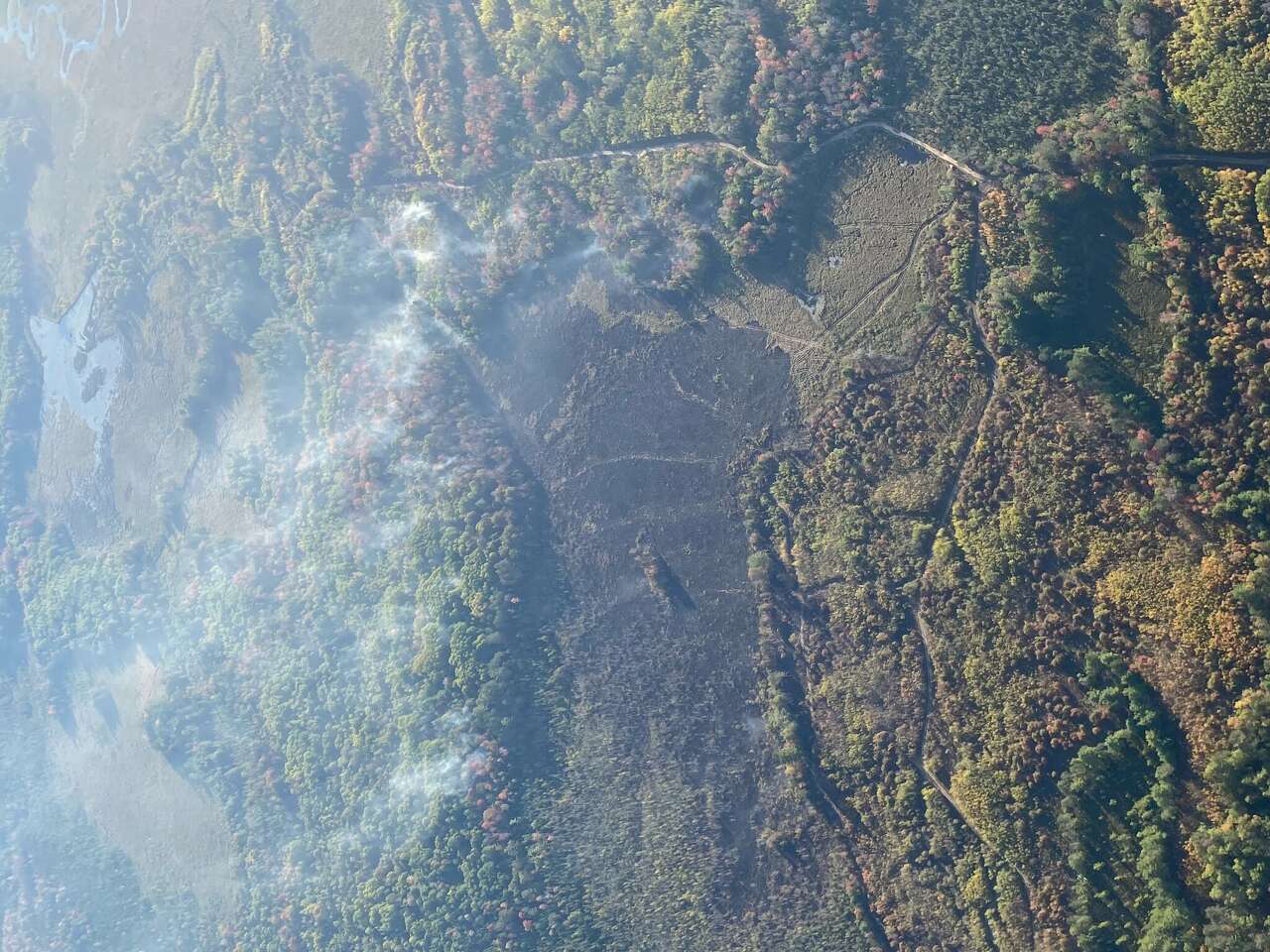 Benzie Road Fire at 95% containment; officials warn Michigan remains ...