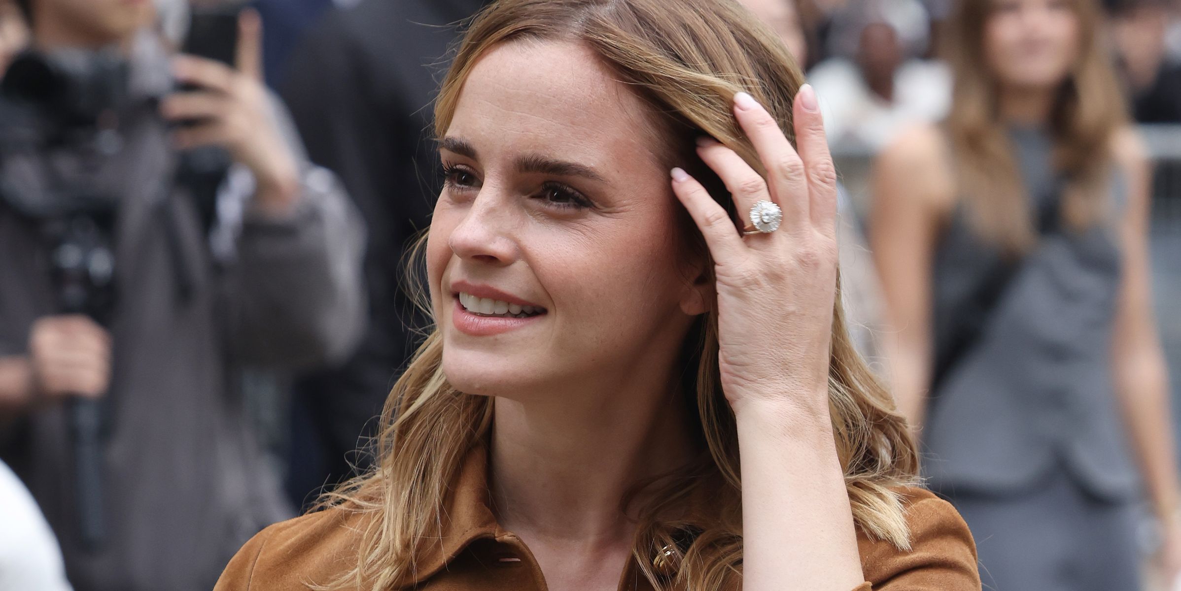 Emma Watson Revealed the Meaning of Her New Ring Before It Sparked Any ...