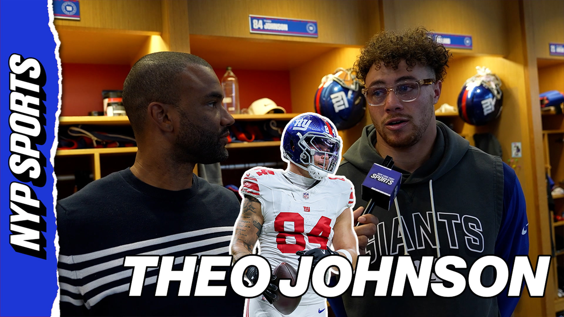 Giants' Theo Johnson explains how he built chemistry with Jaxson Dart