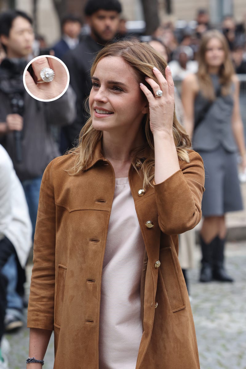 Emma Watson Revealed the Meaning of Her New Ring Before It Sparked Any ...