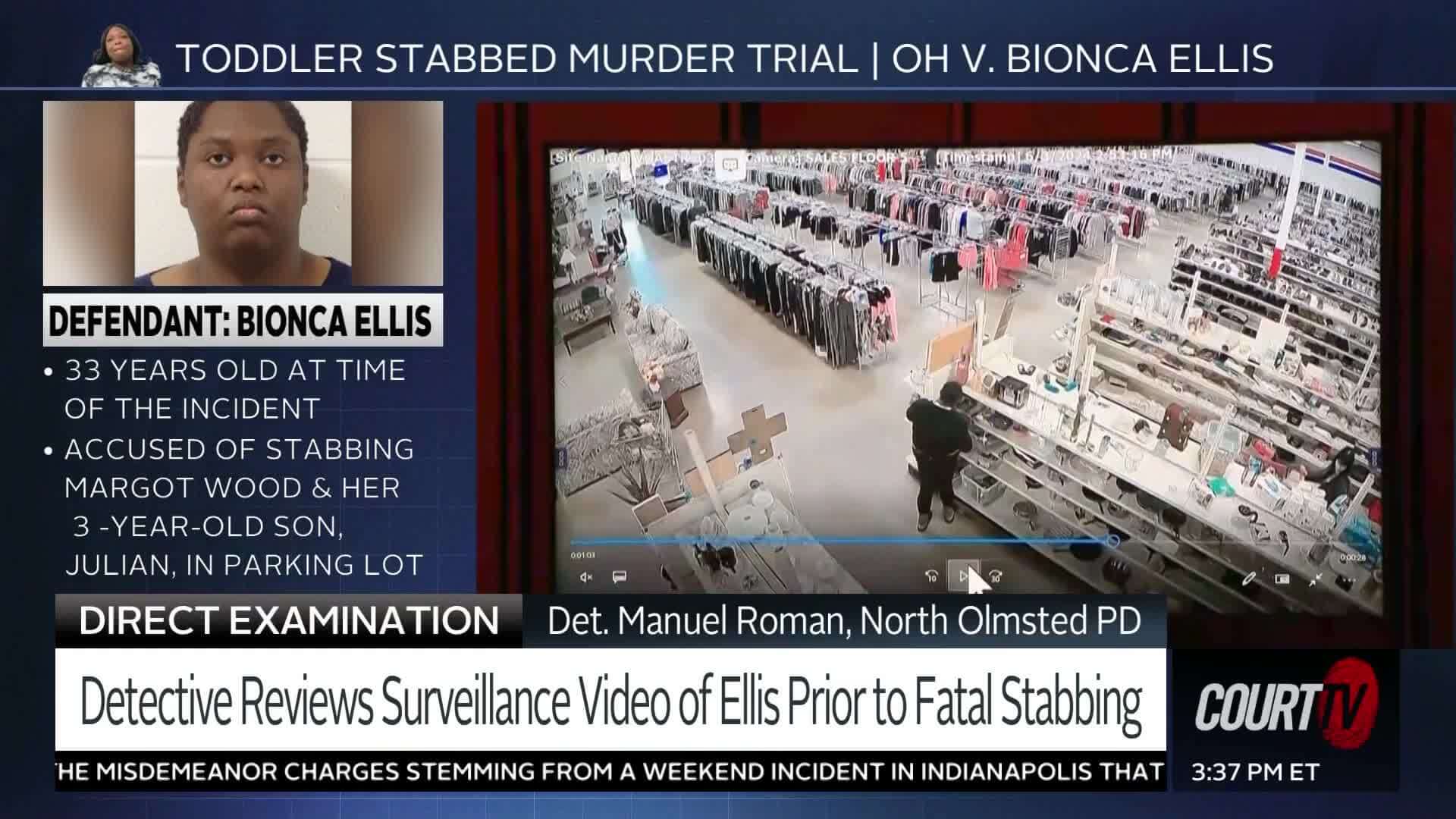 Bionca Ellis Seen on Store Surveillance Video Prior to Fatal Stabbing