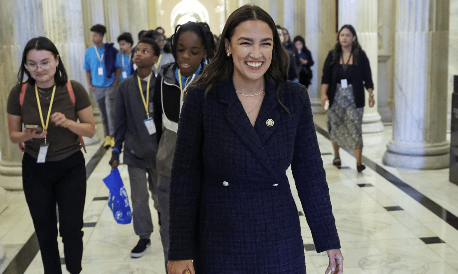 Trump spokesman makes crude reference to AOC after she mocked Stephen Miller's height