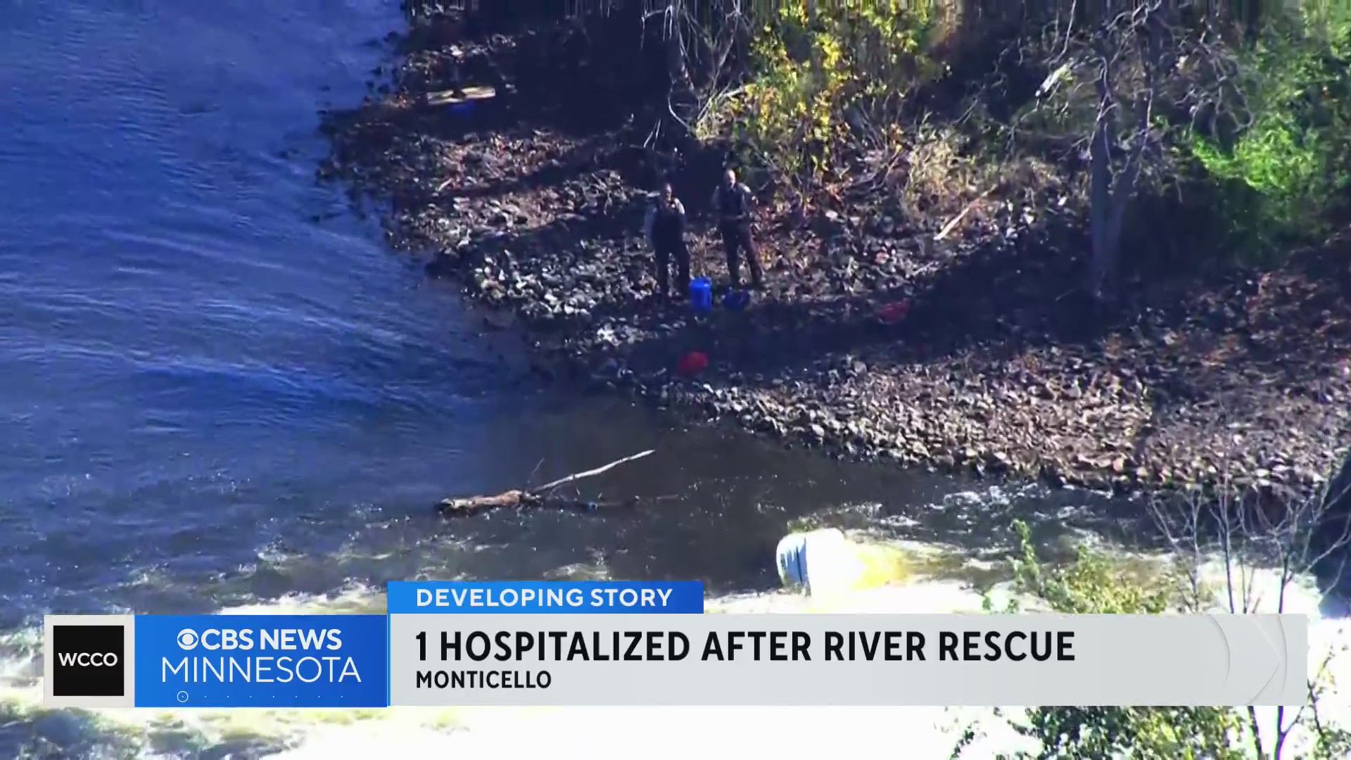 Three people rescued after fishing boat capsizes