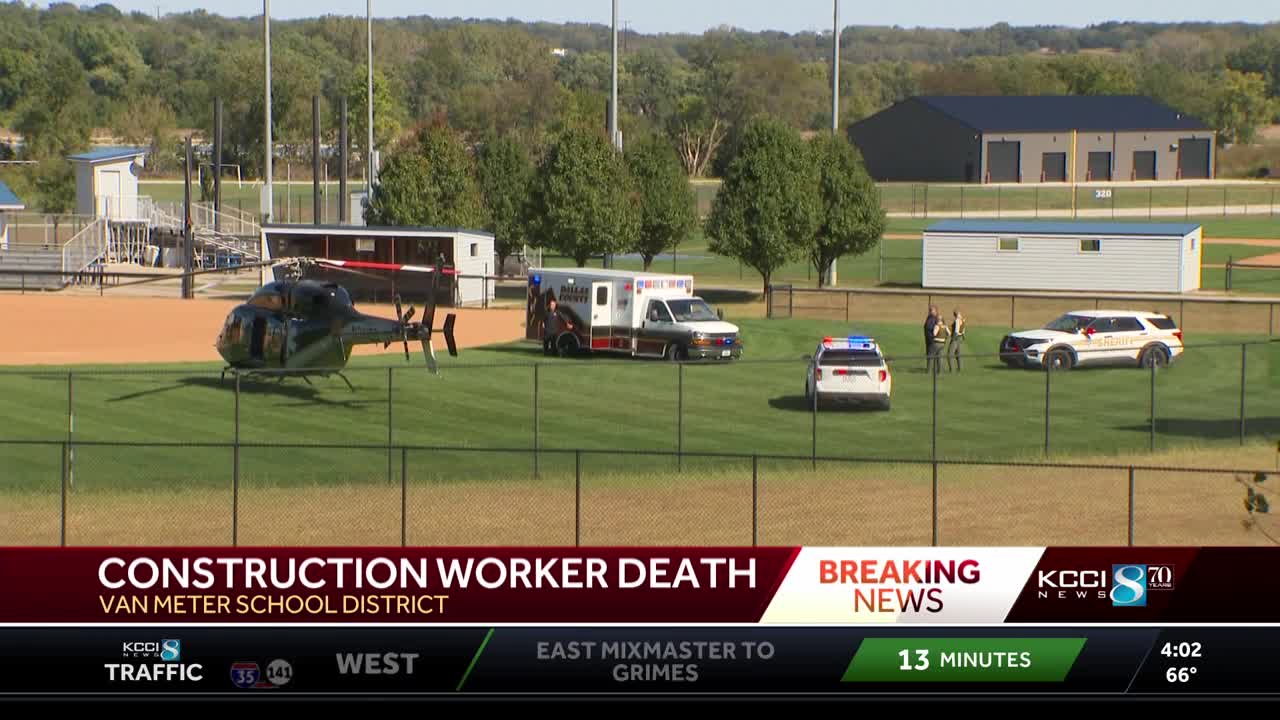 Construction worker dies after being injured at Van Meter school