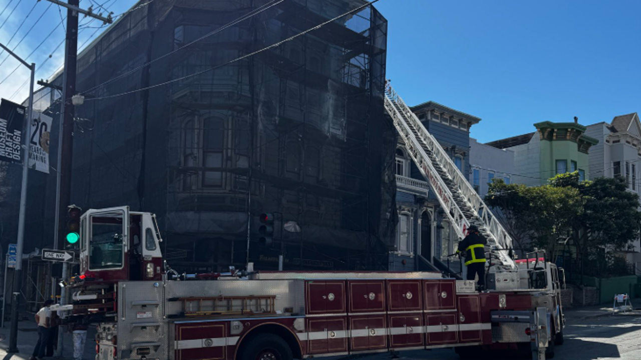 Several displaced, 2 buildings burned in San Francisco fire