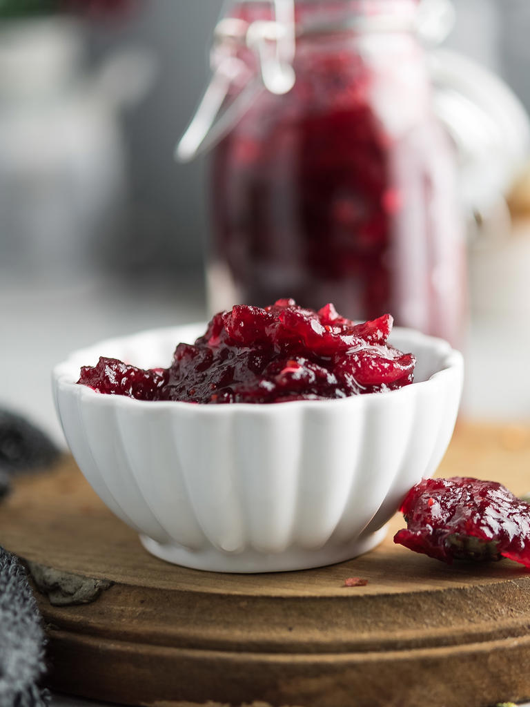 Cranberry jalapeno jam