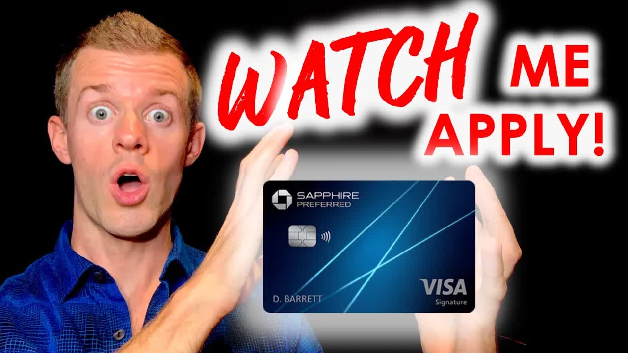 Watch me apply Chase Sapphire Preferred application 2022!