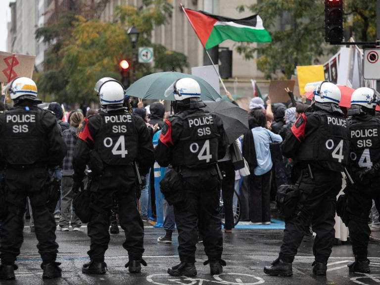 Oct. 7 protests across Montreal, as they happened