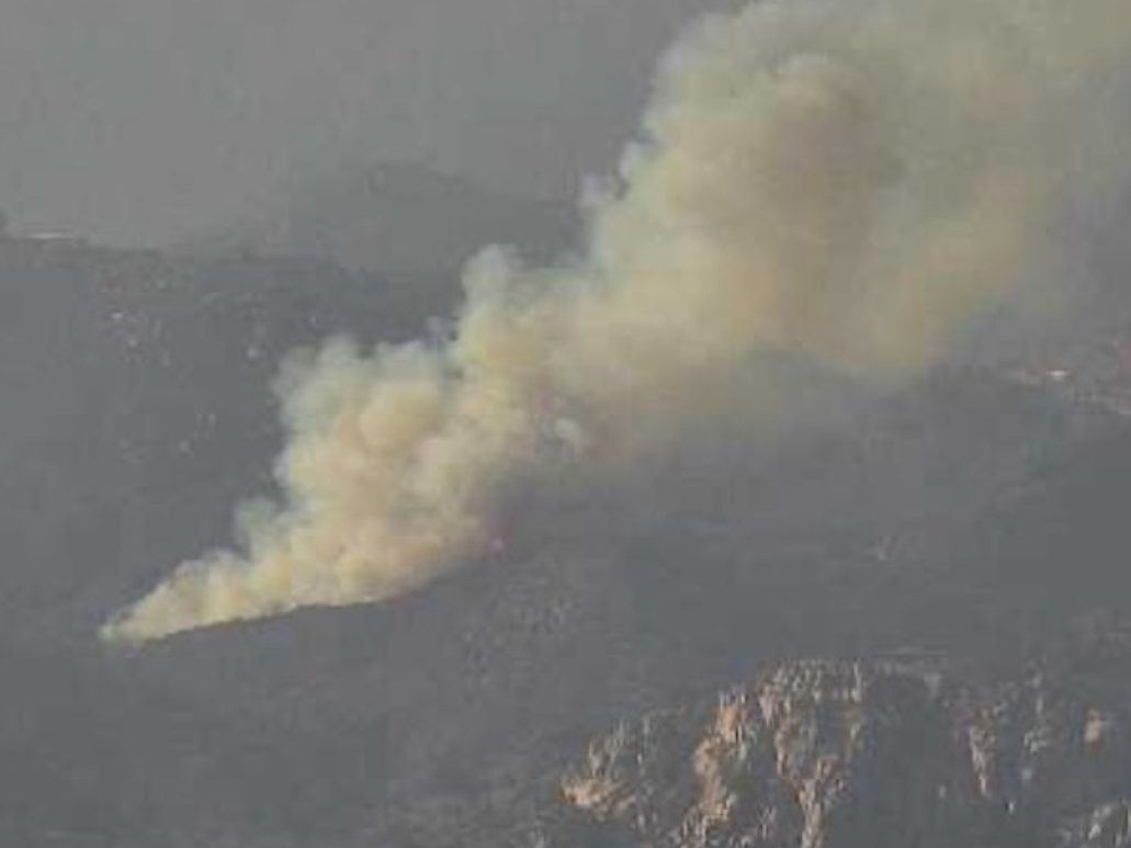 Map Of Sandia Fire: Structures Threatened West Of Temecula