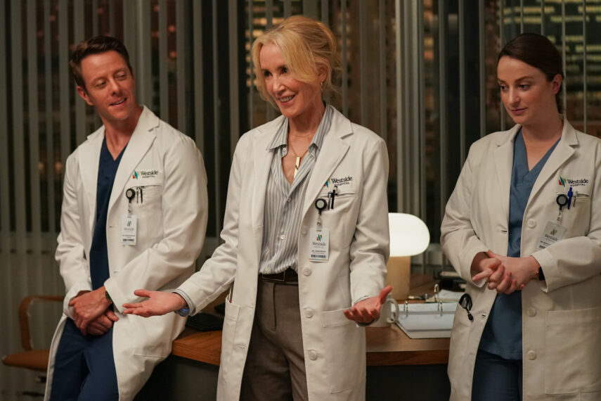 Felicity Huffman Tees Up Joan’s ‘Serious Health Issue’ on Doc’