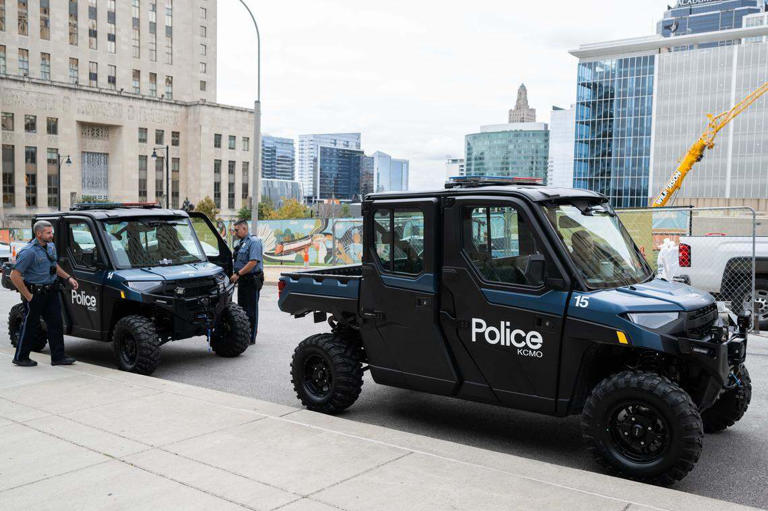KC police officers are now patrolling downtown districts in UTVs. Here ...