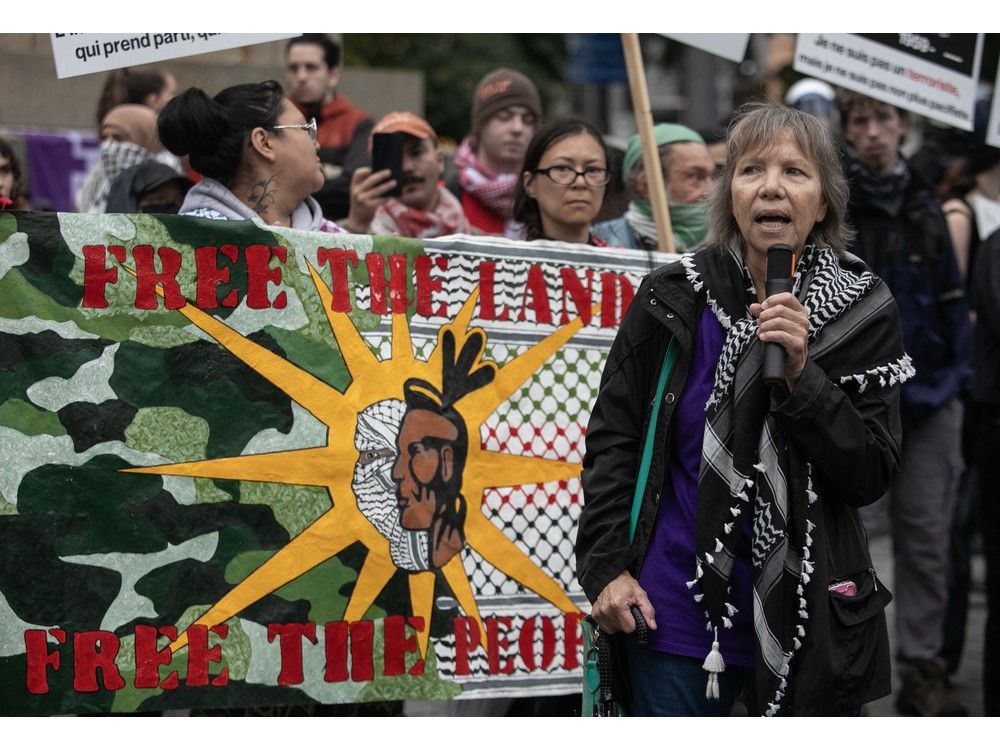 Oct. 7 protests across Montreal, as they happened