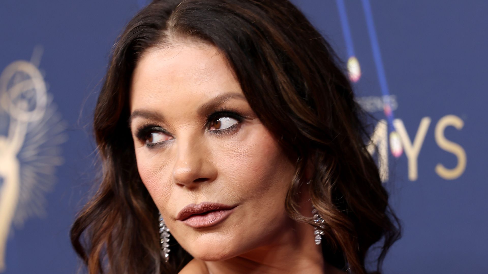 Catherine Zeta Jones, 56, rocks slinky red sequin dress to tease new ...
