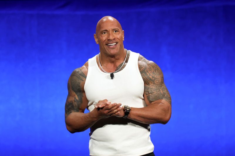 Dwayne Johnson reacts as Taylor Swift beats ‘The Smashing Machine’