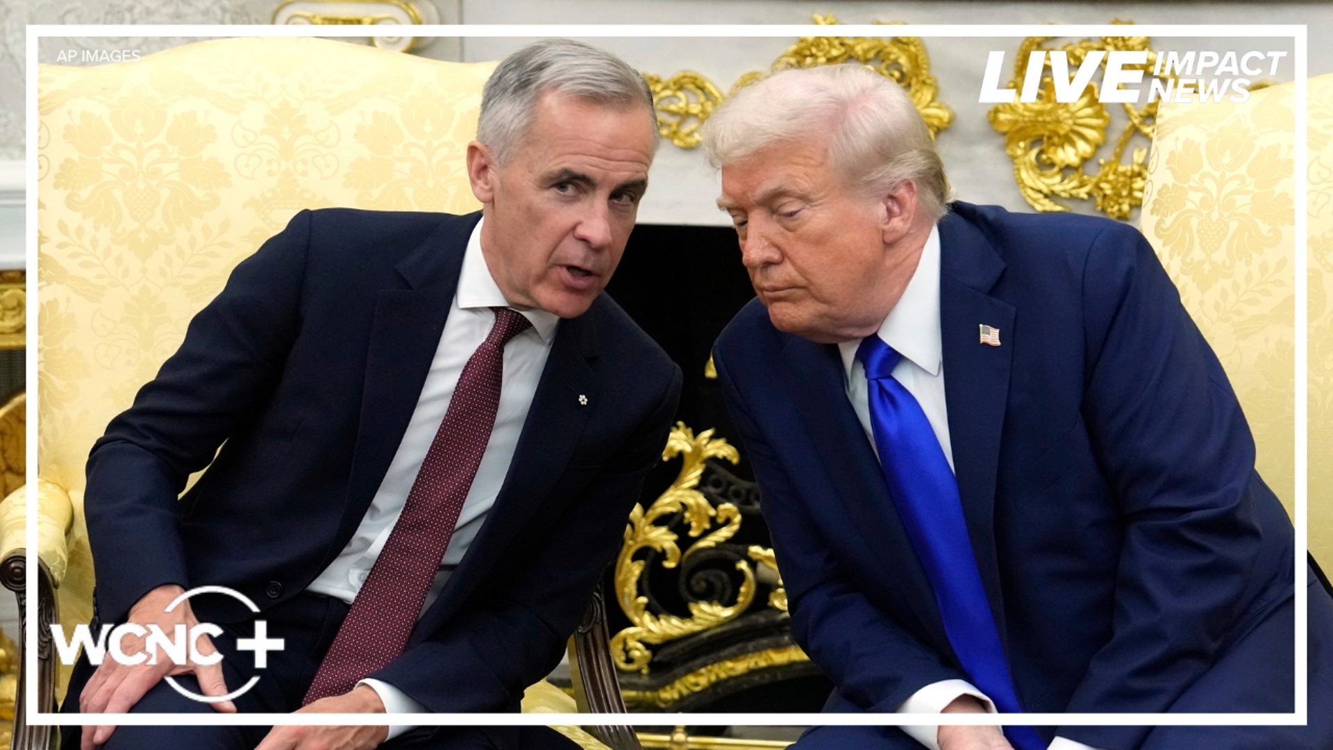 President Trump meets with Canadian Prime Minister Mark Carney