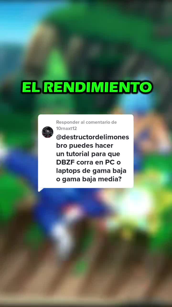 Respuesta a @10rnaxt12 mejora el rendimiento de #dragonballfighterz c