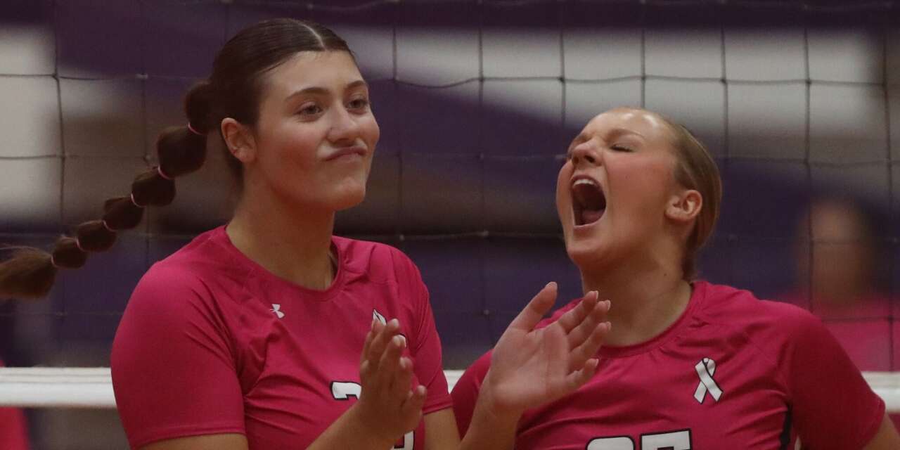 Jacksonville sweeps Routt in Volley for a Cure behind Emma Guidish
