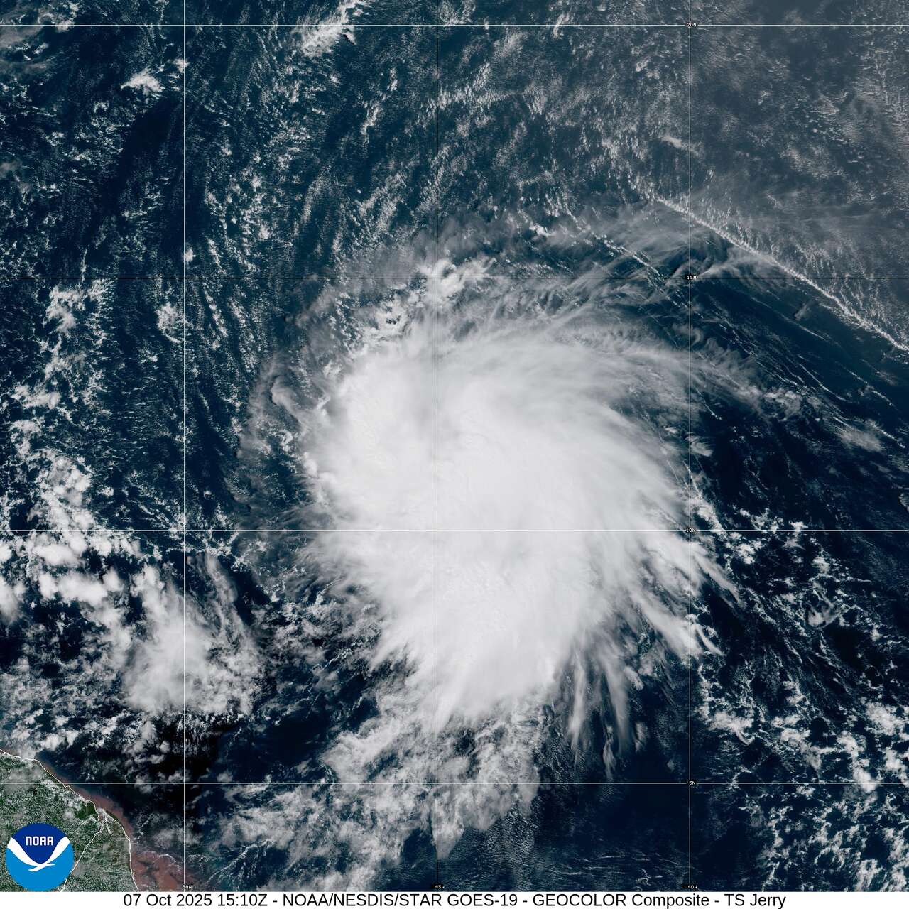 Tropical Storm Jerry forms, forecast to strengthen. Where it's expected ...