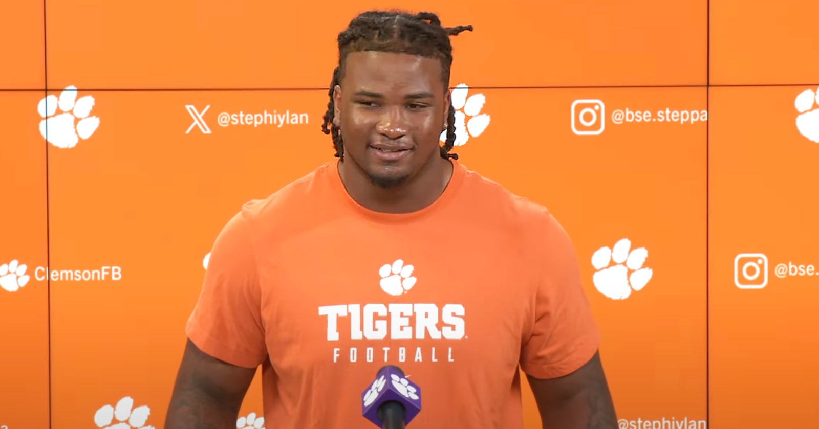 WATCH: Tuesday Clemson Football Player Interviews + Mike Reed