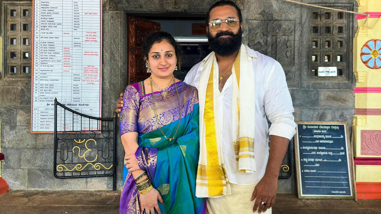 Rishab Shetty Reveals Love Story With Wife Pragathi, Describes It As 'Love At First Sight ...