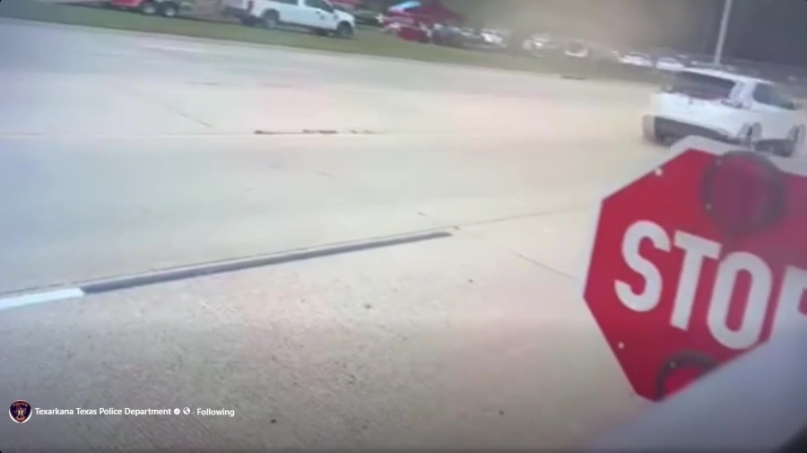 Texarkana Police release video of drivers ignoring school bus stop sign