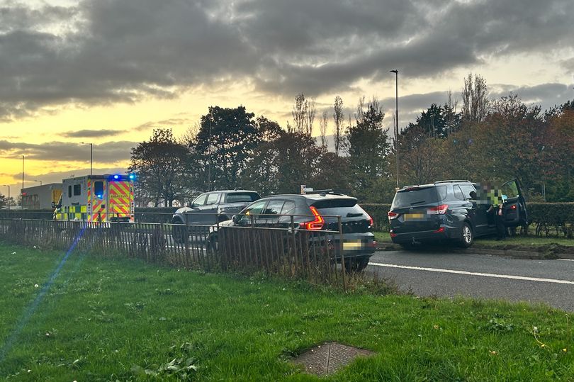Edinburgh motorist crashes into embankment as paramedics race to the scene