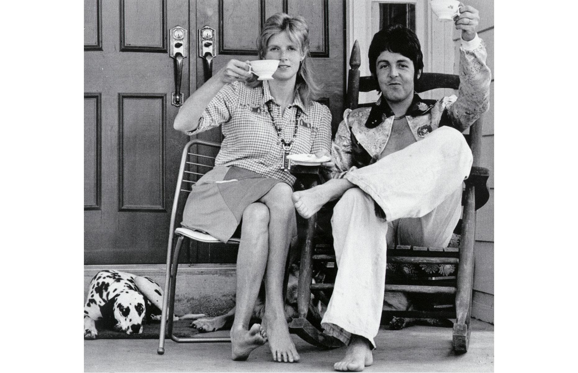 Rare archive photos reveal the Beatles at home