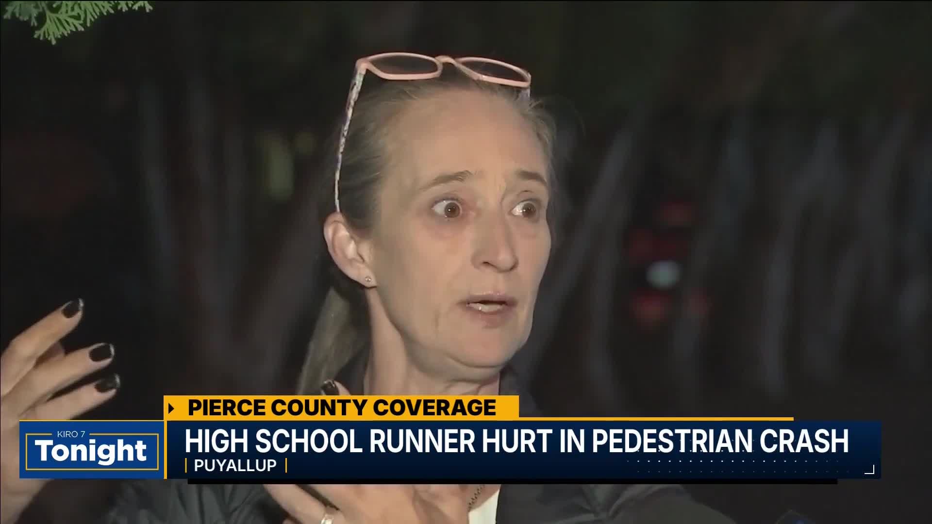 Puyallup High School cross country runner hit by truck