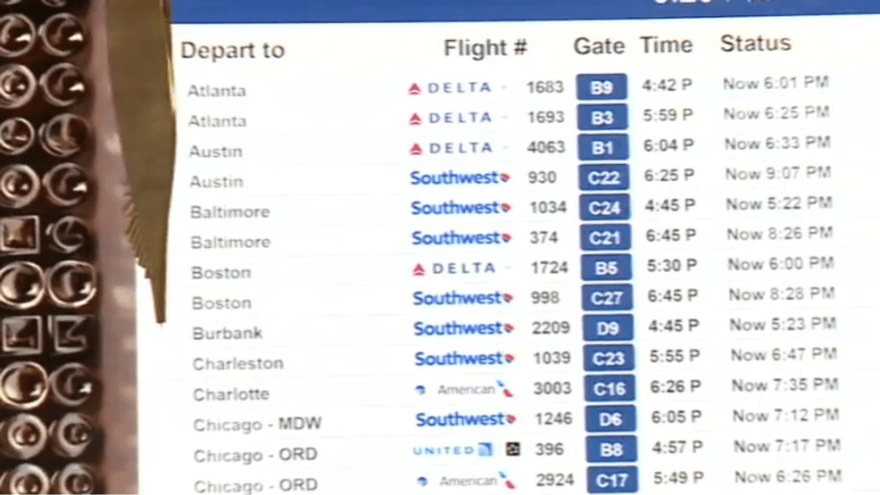 FAA issues ground stop, delay at BNA amid record passenger numbers and ...